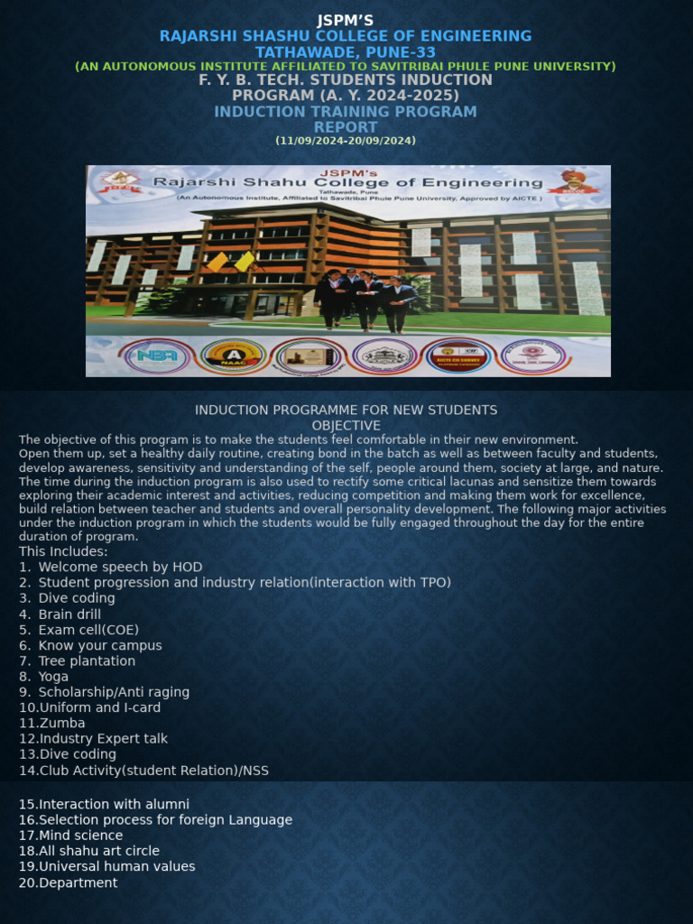 Komal Induction Report | PDF