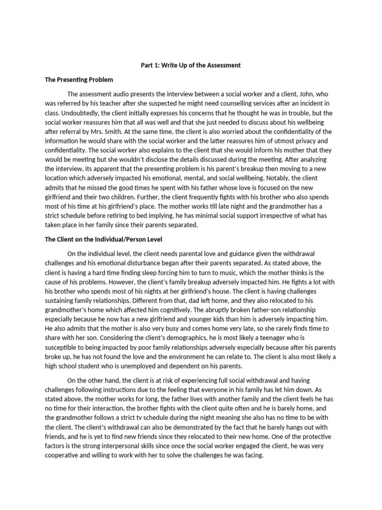 Social Worker Reassuring The Client of Confidentiality and Confirms To ...