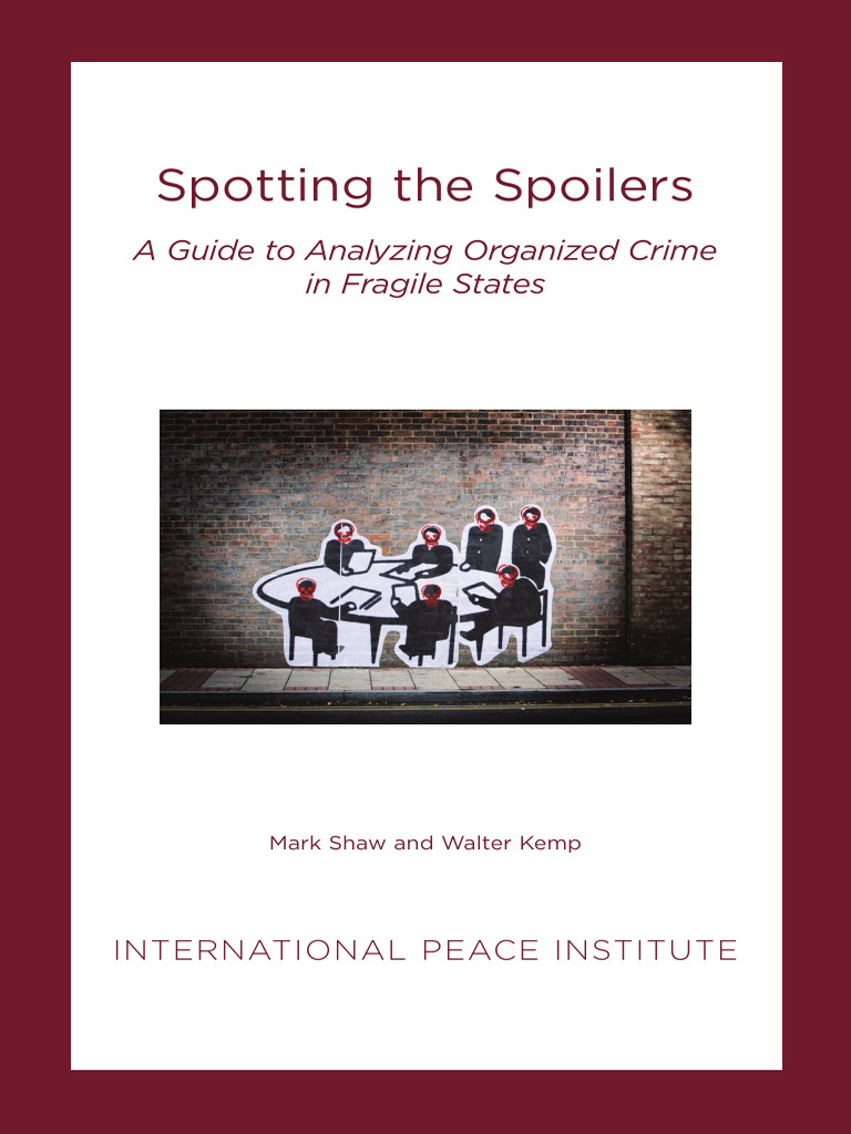A Guide To Analyzing Organized Crime in Fragile States | PDF | Cost Of ...