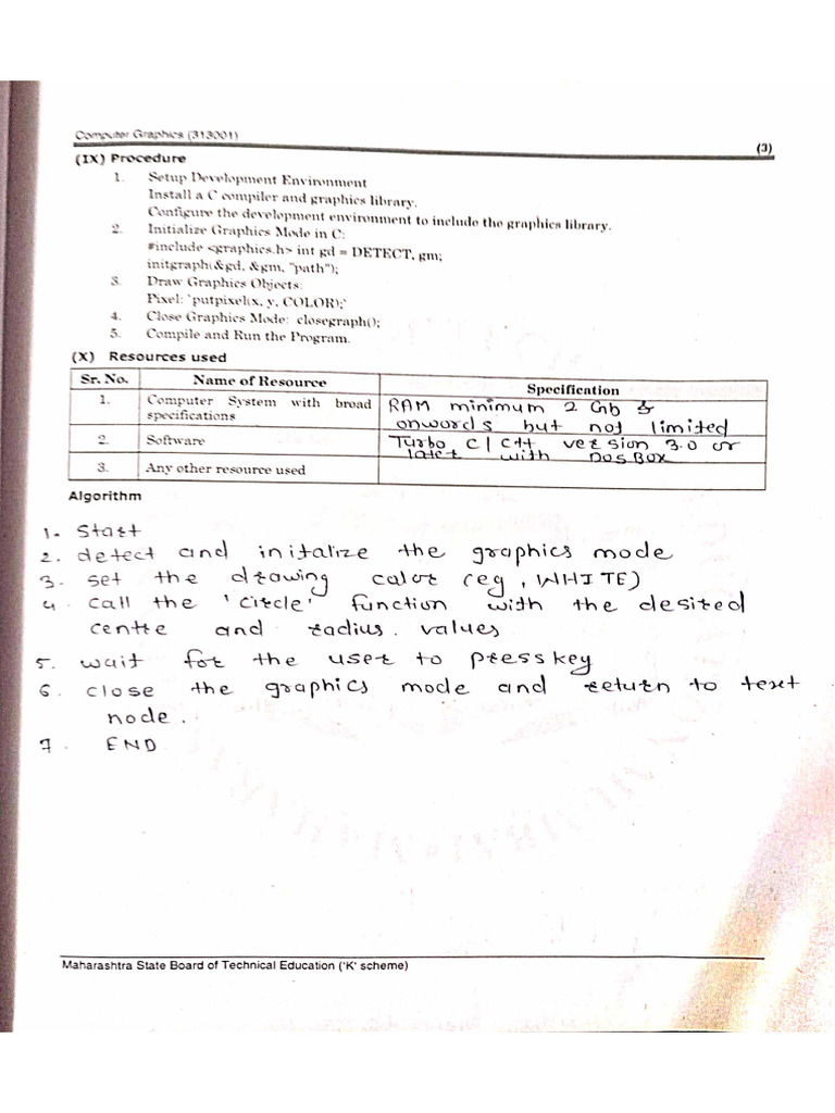 CGR Mannual Answers | PDF