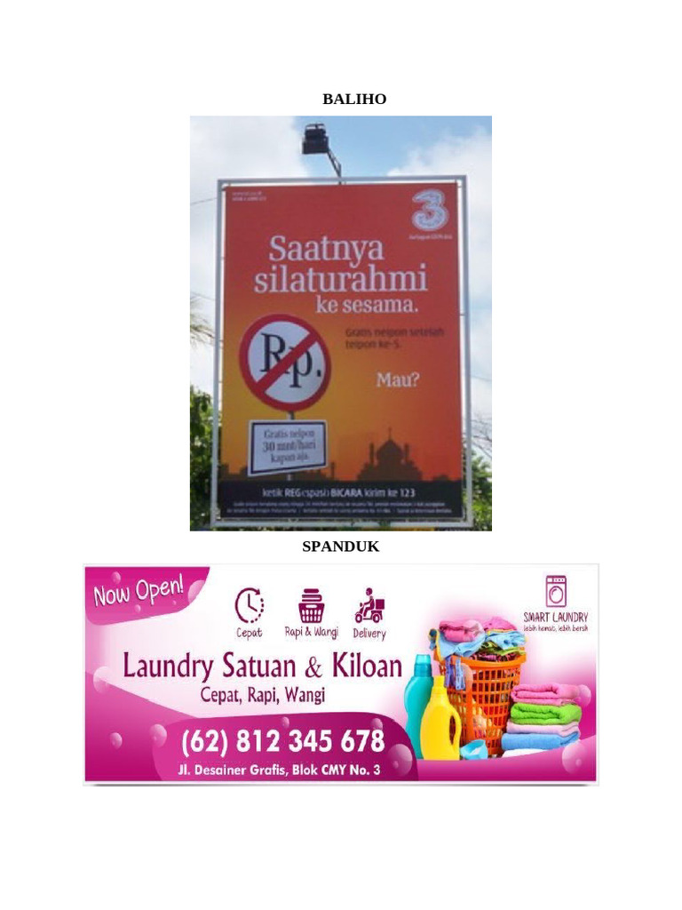 Baliho Spanduk Embalase | PDF