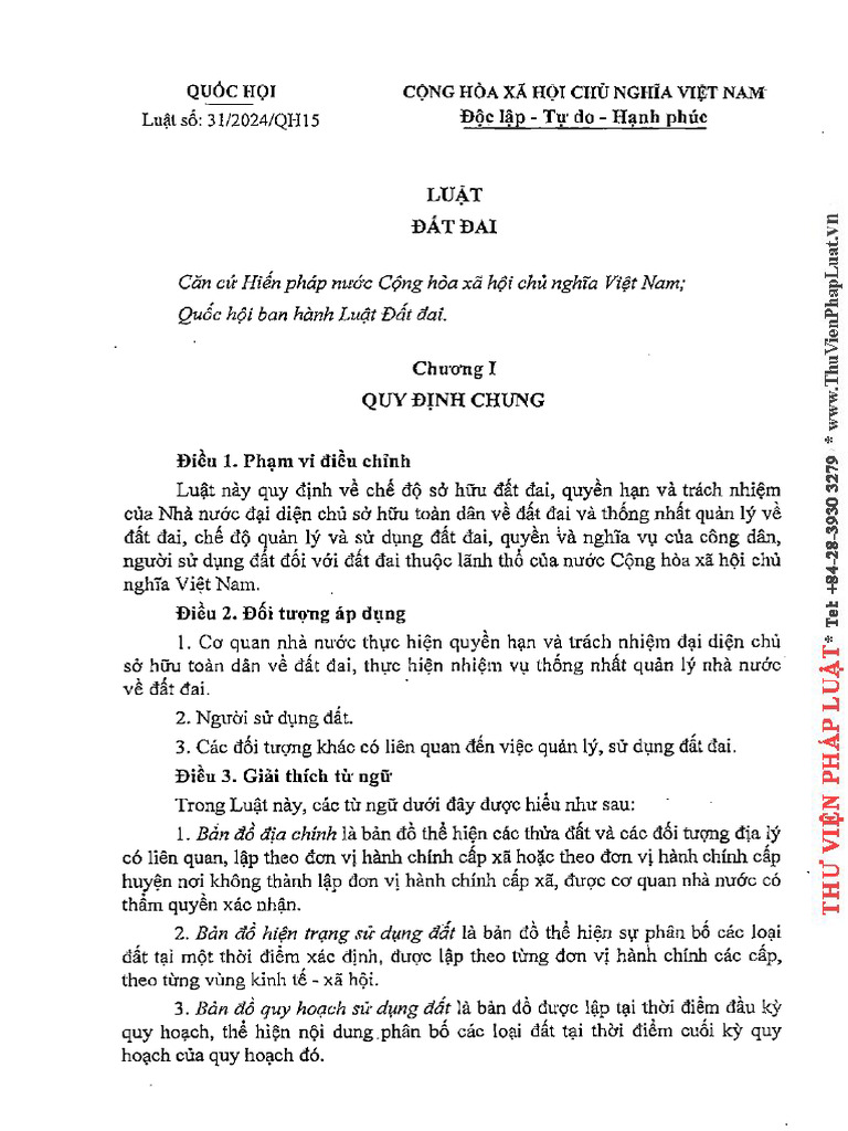 Luat Dat Dai 2024 PDF | PDF