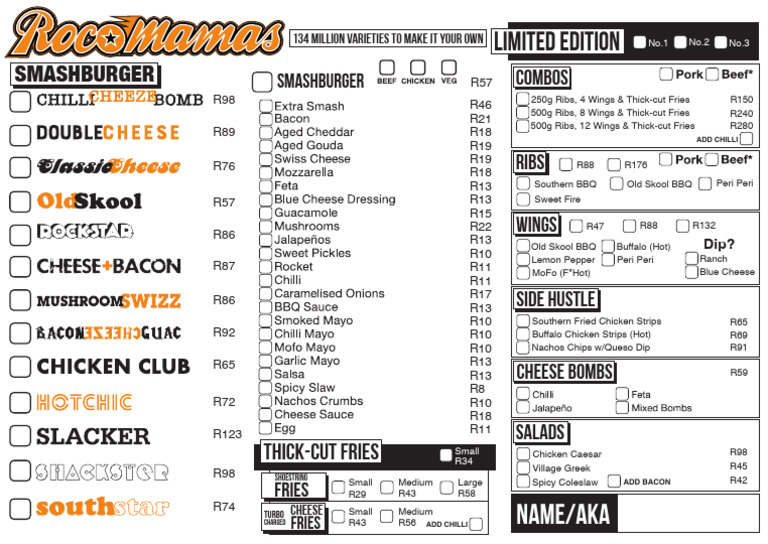 RM Main Menu April 2022 | PDF | French Fries | Food And Drink