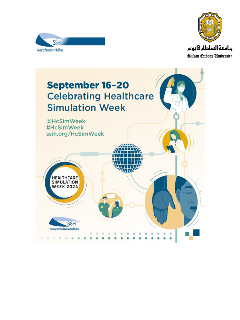 Healthcare Simulation Week 2024 Event | PDF | Nursing | Simulation