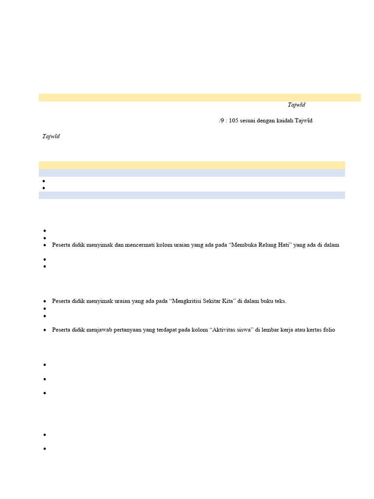 RPP Xi Sem 1 2022-2023 | PDF