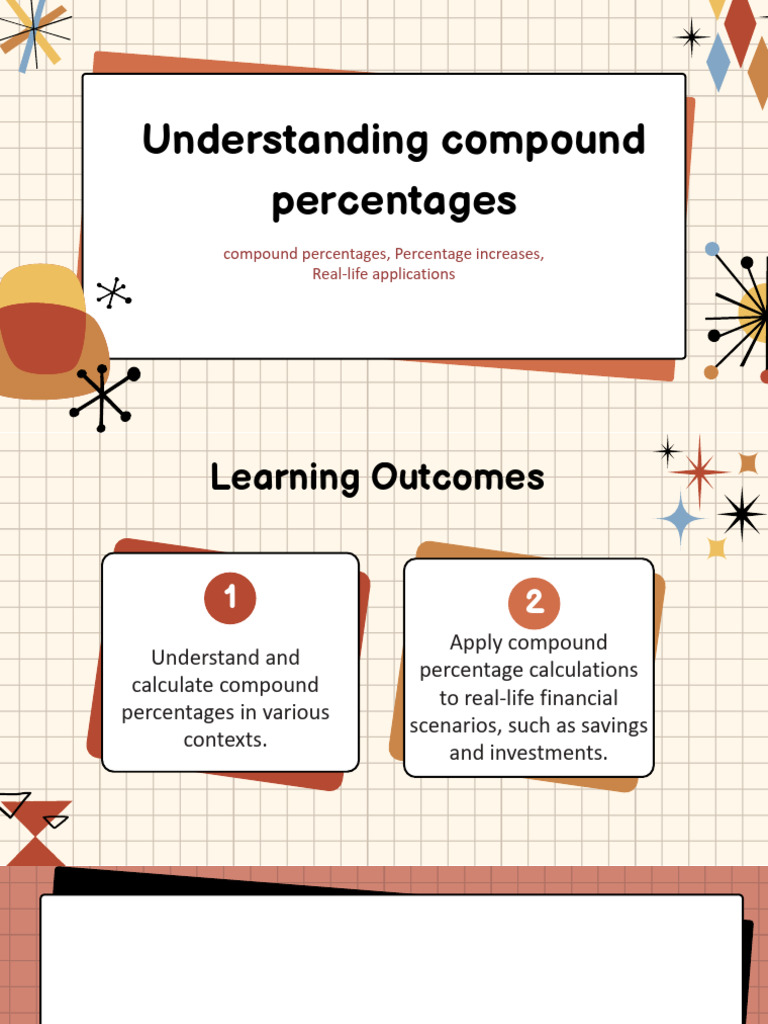 Understanding Compound Percentages | PDF | Percentage | Interest
