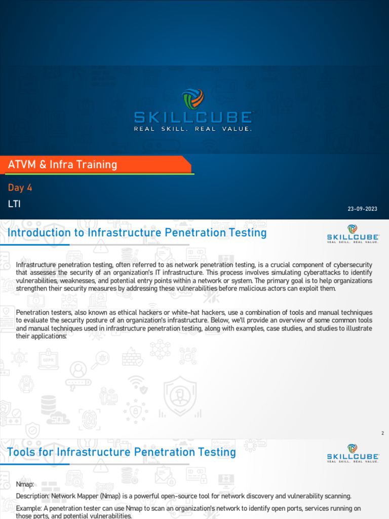 ATVM & Infra Training Content Day - 4 | PDF | Security | Computer Security