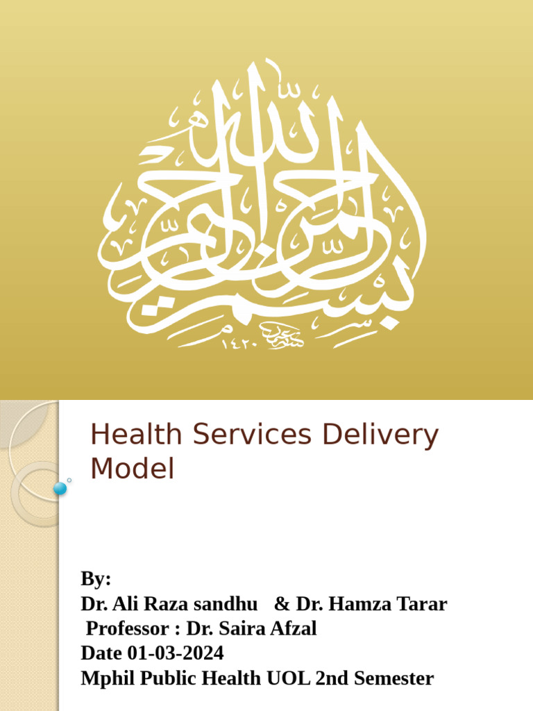 Health Service Models for MPhil Students | PDF | Health Care | Patient