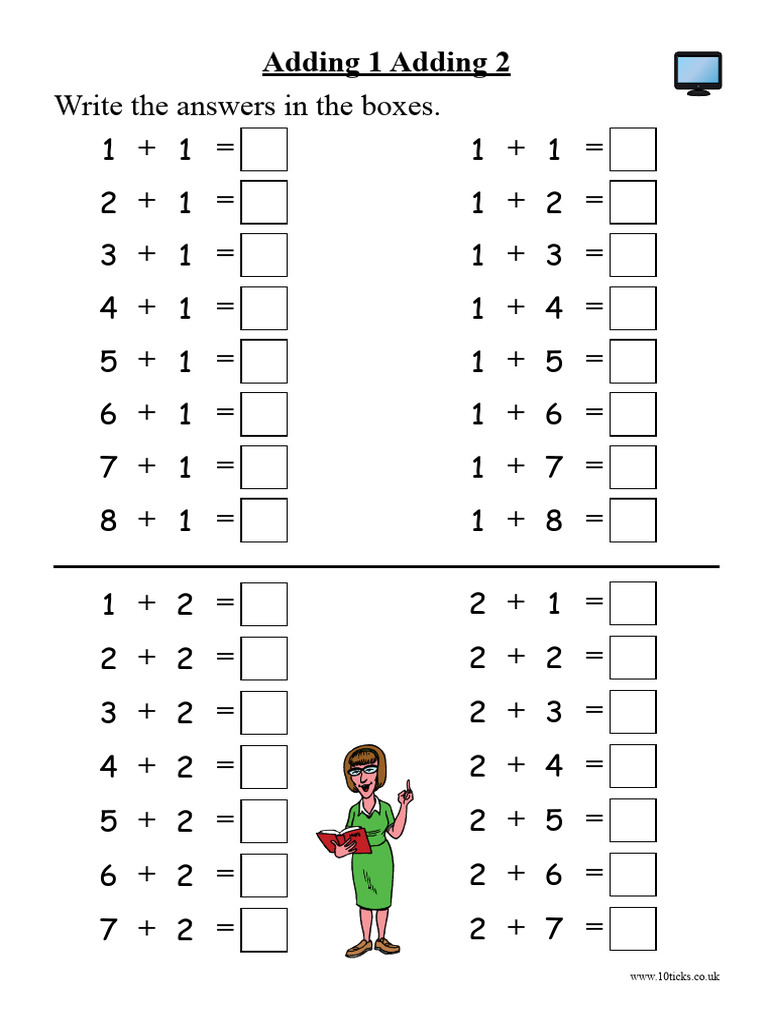 Adding 1 and 2 | PDF