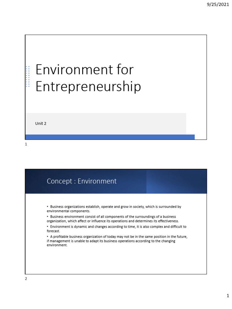 Unit 2 | PDF | Entrepreneurship | Attitude (Psychology)