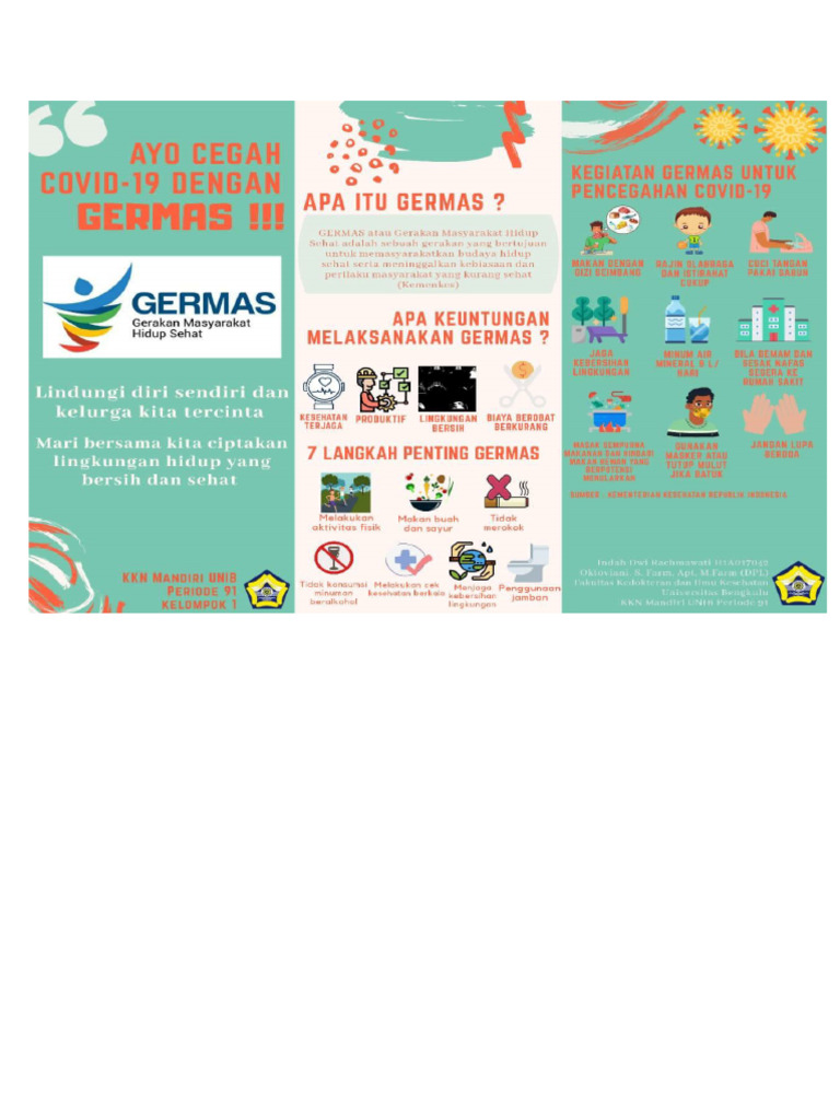 Leaflet Germas | PDF