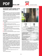 Renderoc HB40 Technical Data Sheet | PDF | Concrete | Composite Material