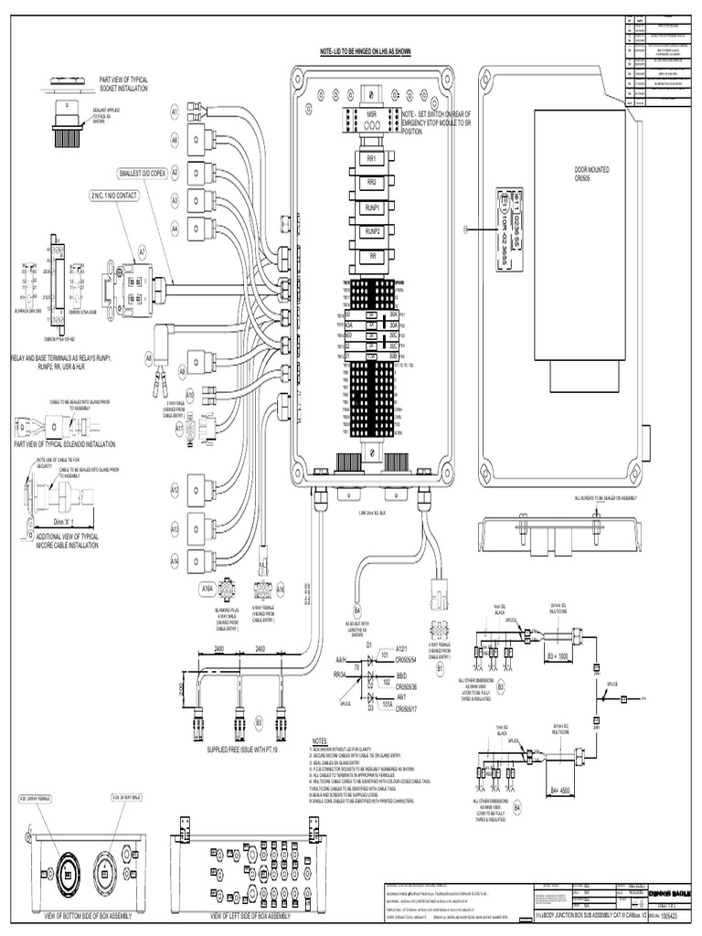 CANbus Junction Box Assembly Details | PDF | Electrical Components ...