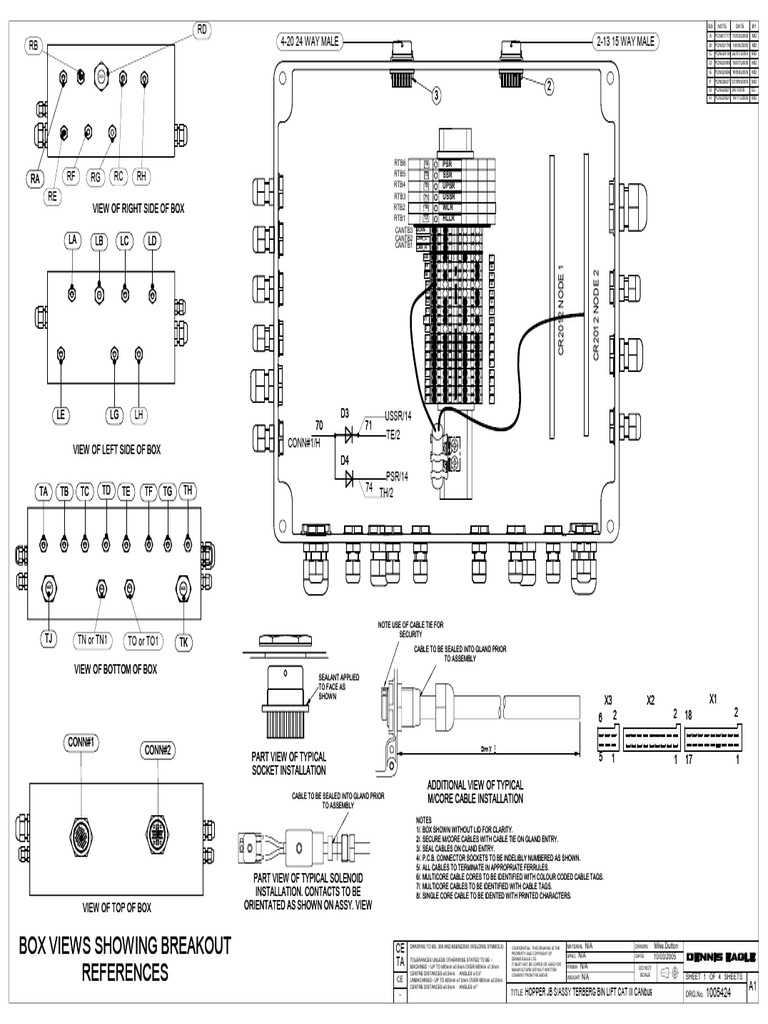 H CAN Hopper Junction Box, E3,4,5 | PDF | Electrical Connector ...