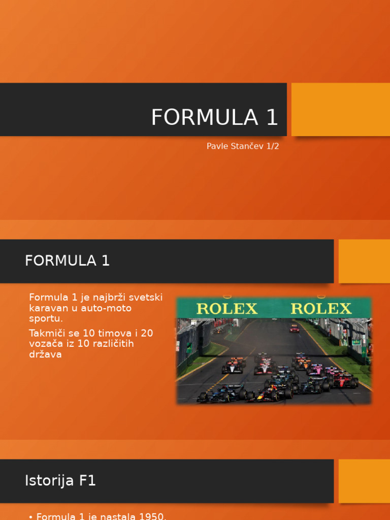 FORMULA 1 | PDF