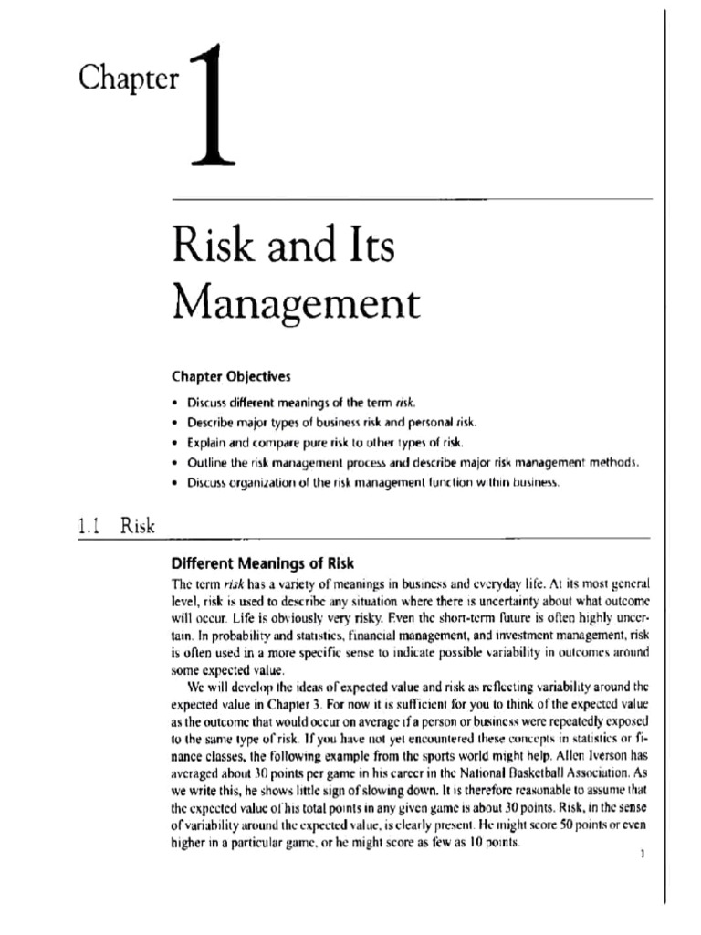 IRM Chapter 1-1 | PDF