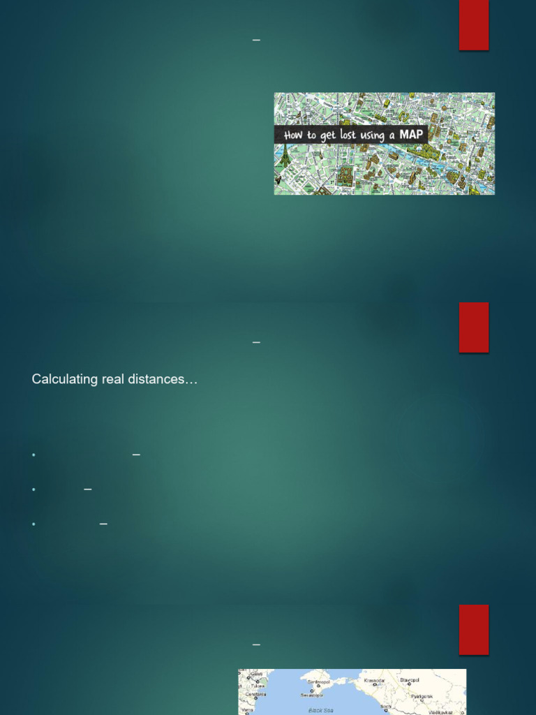 Map-Scale | PDF | Distance | Map