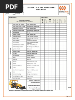 LDV - Pre - Start Checklist | PDF