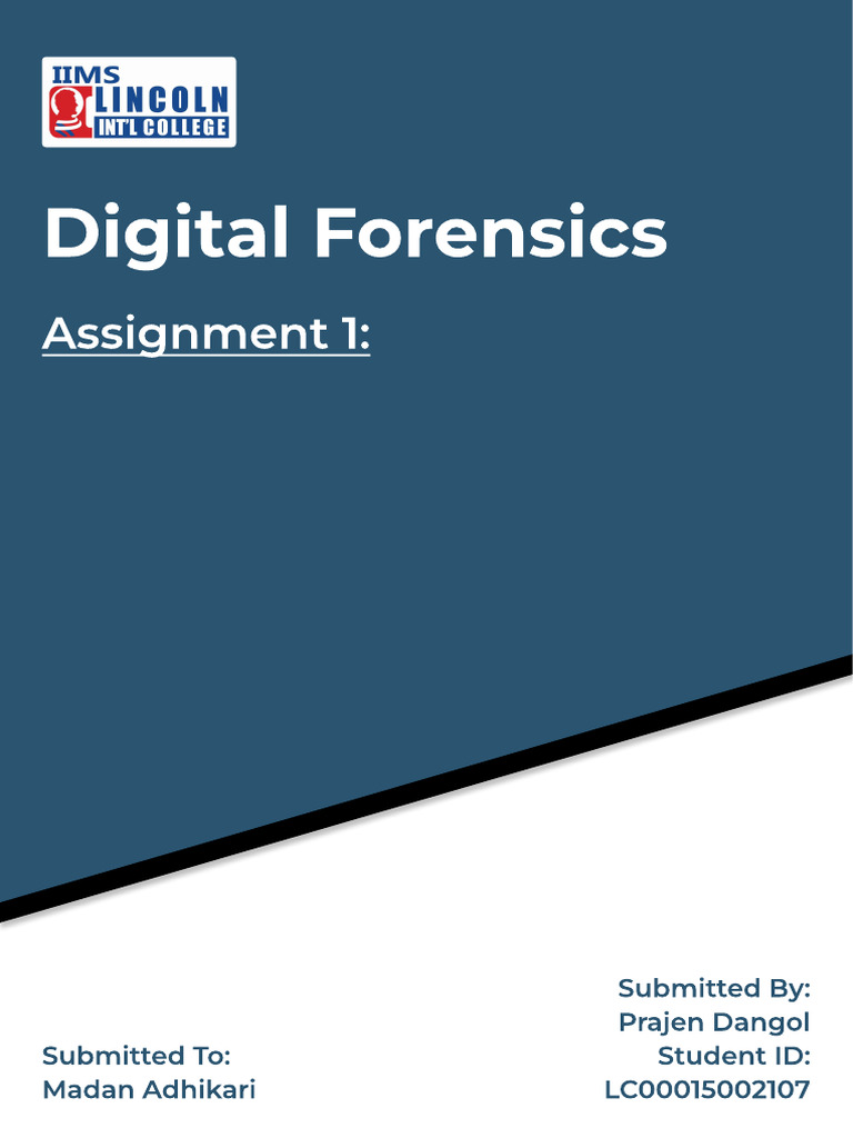 Digital Forensics | PDF | Computers | Technology & Engineering