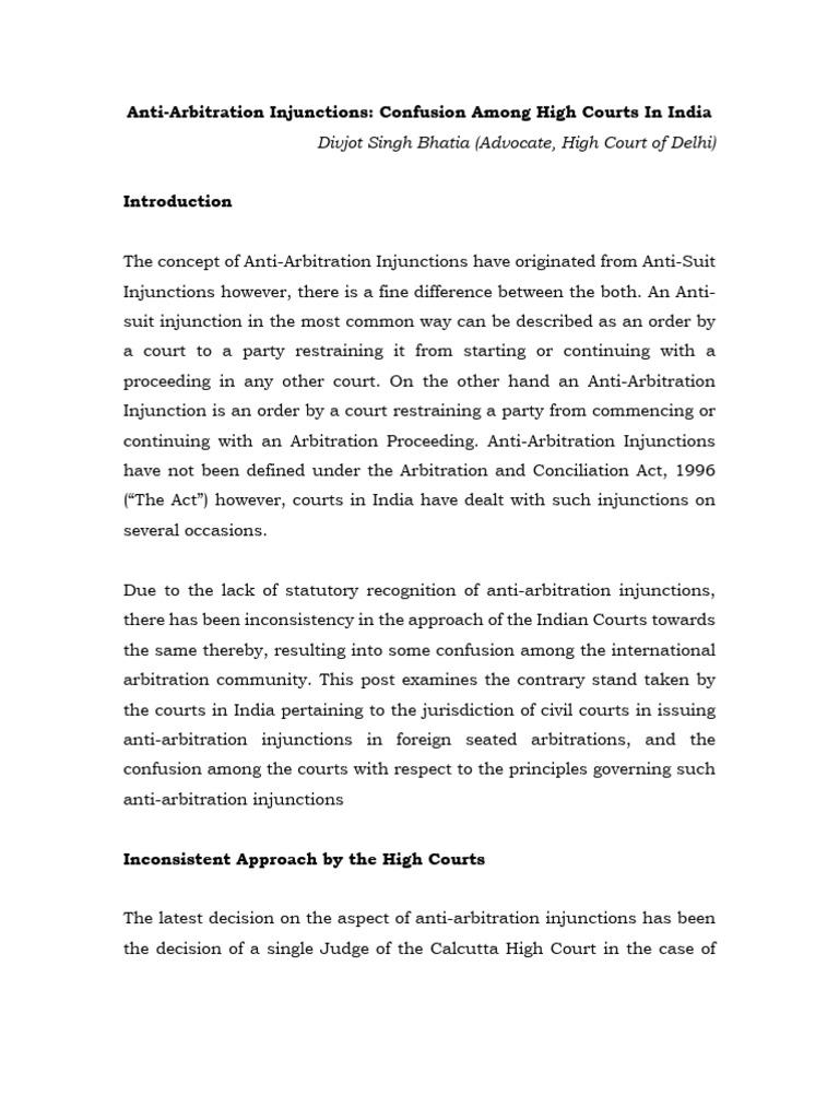 SSRN 3895503 | PDF | Arbitration | Judgment (Law)