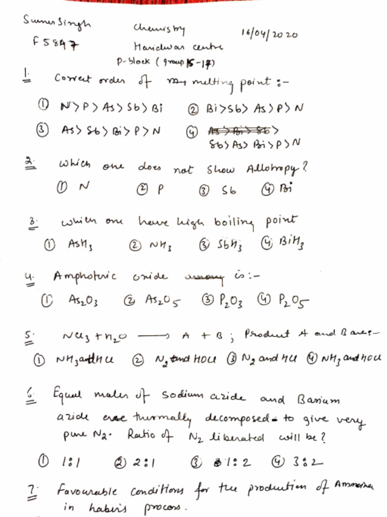 Sumer@group (15-17) P-Block | PDF