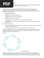 Gibbs Reflective Cycle Template Guide | PDF