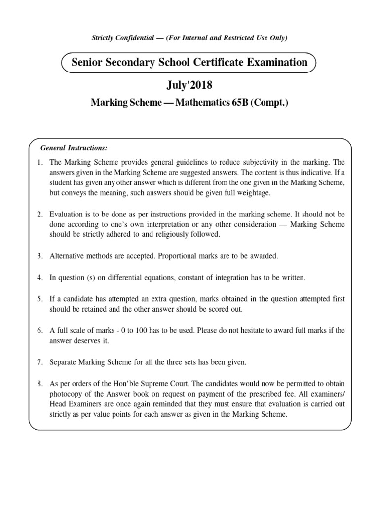 MS Maths Blind Comptt 2018 | PDF | Mathematics