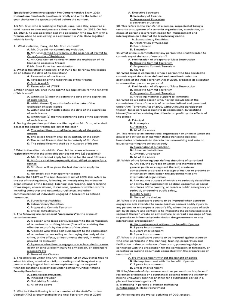 Pre-Comprehensive.176 | PDF | Organized Crime | Human Trafficking