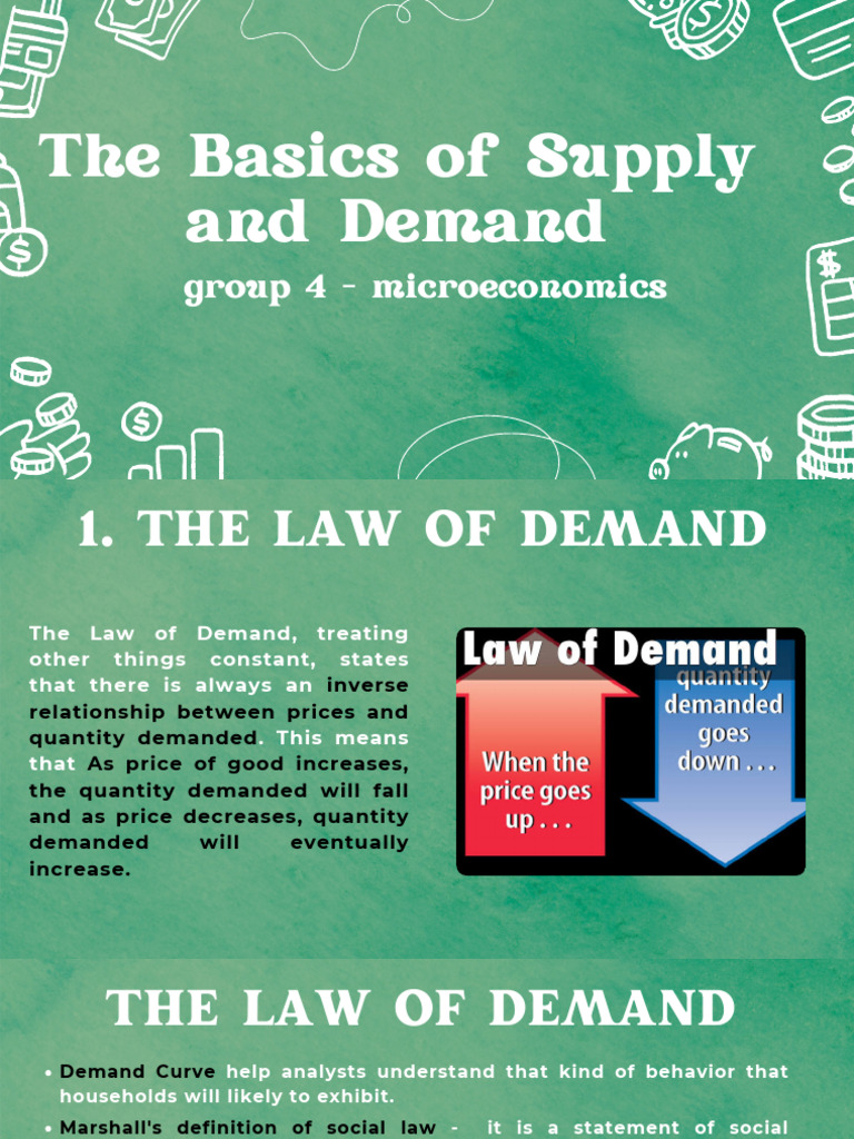 The-Basic-of-Supply-and-Demand | PDF | Supply (Economics) | Demand