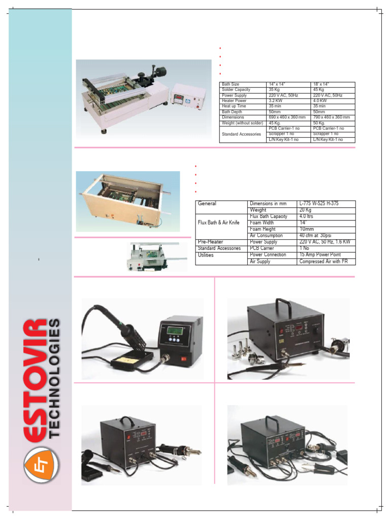 Automatic Array Dipping Machines | PDF | Soldering | Printed Circuit Board