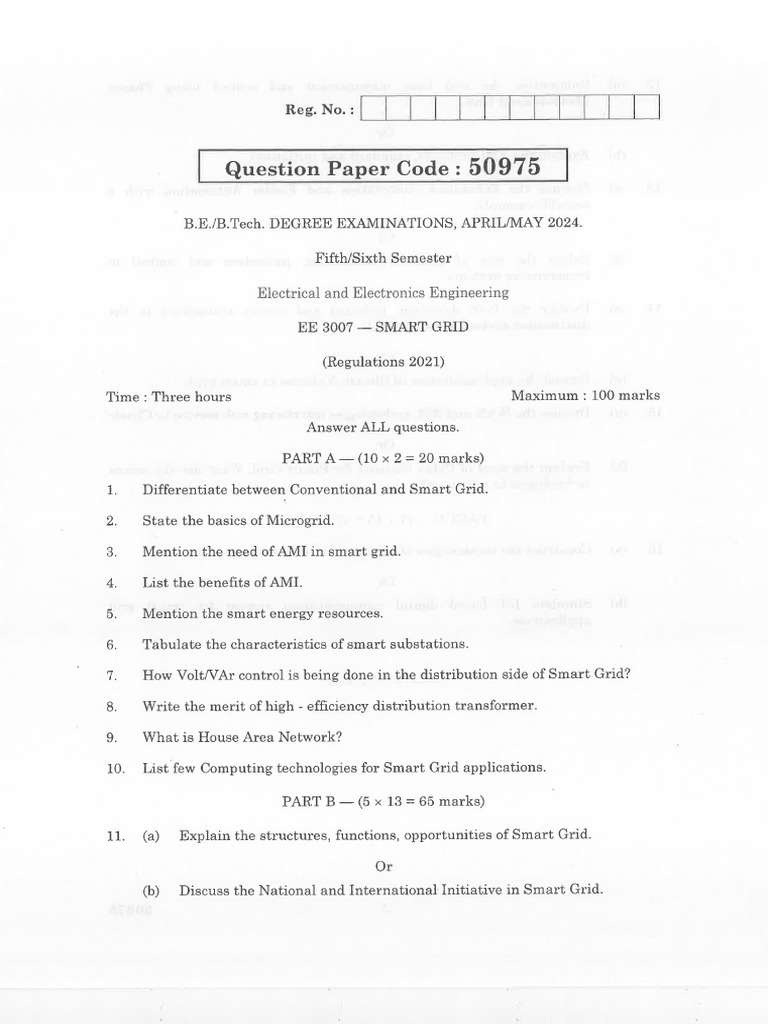 AM-2024-EE 3007-SG Qn Paper | PDF