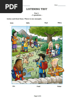 Flyers Listening Test | PDF