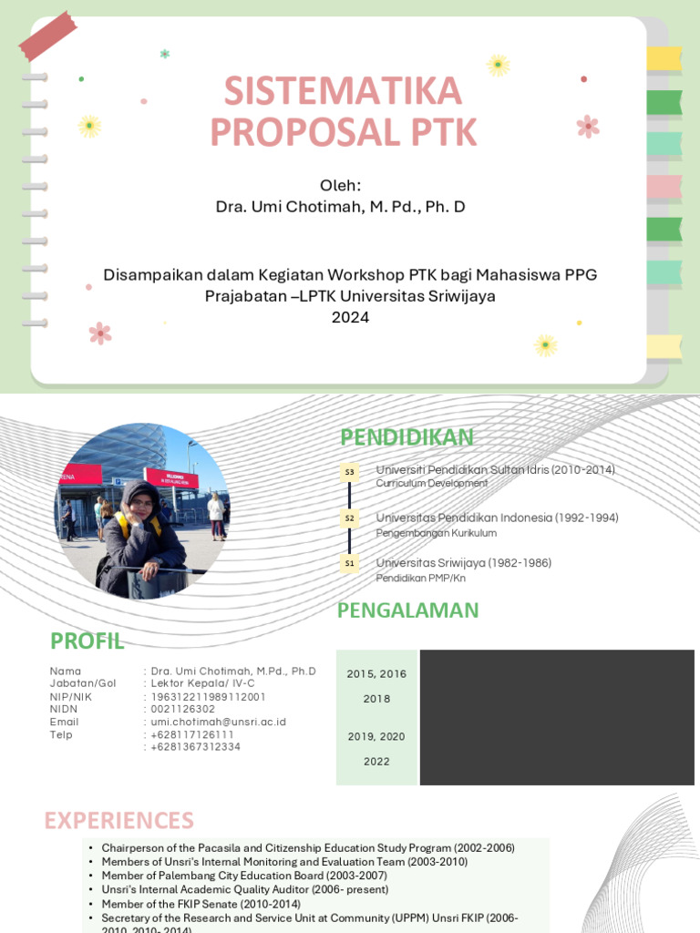 Sistematika Proposal PTK untuk Mahasiswa | PDF