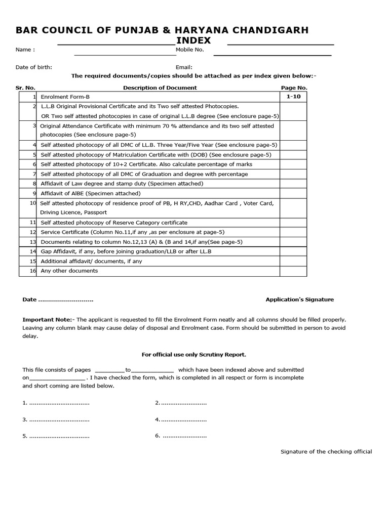ENROLMENT Form 30 07 2024 New | PDF | Notary Public | Advocate