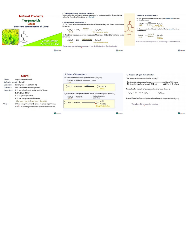 Terpenoids.pdf 8 Pages | PDF