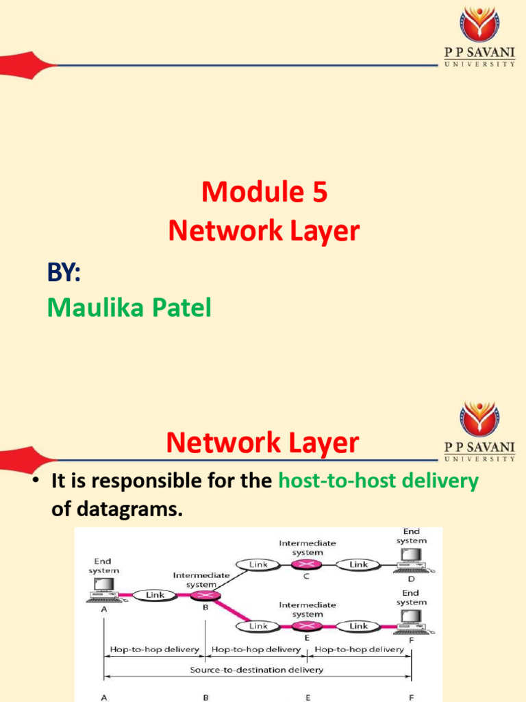 Module 5_Network Layer 1 | PDF | Routing | Computer Network