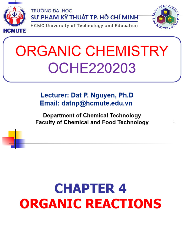 Organic Chemistry: Reaction Mechanisms | PDF | Chemical Reactions ...