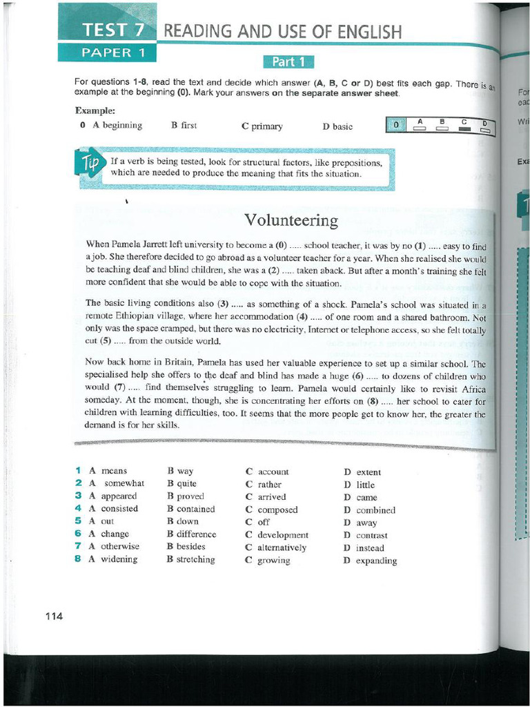 2014 fce-TEST 7 | PDF