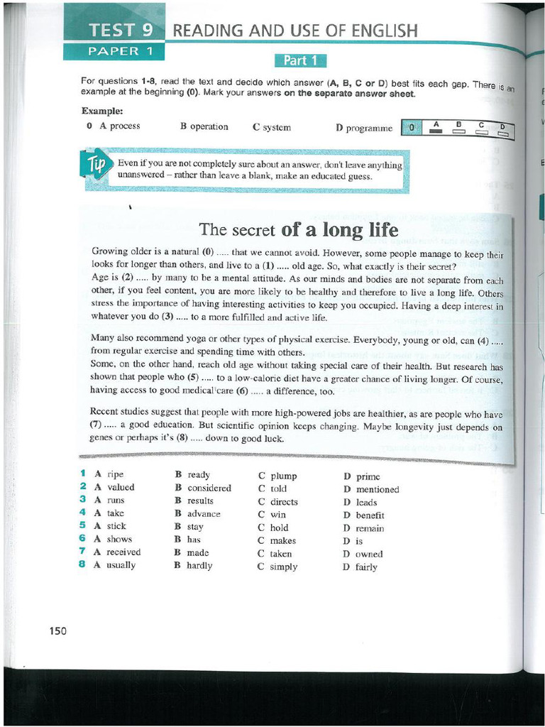 2014 fce-TEST 9 | PDF