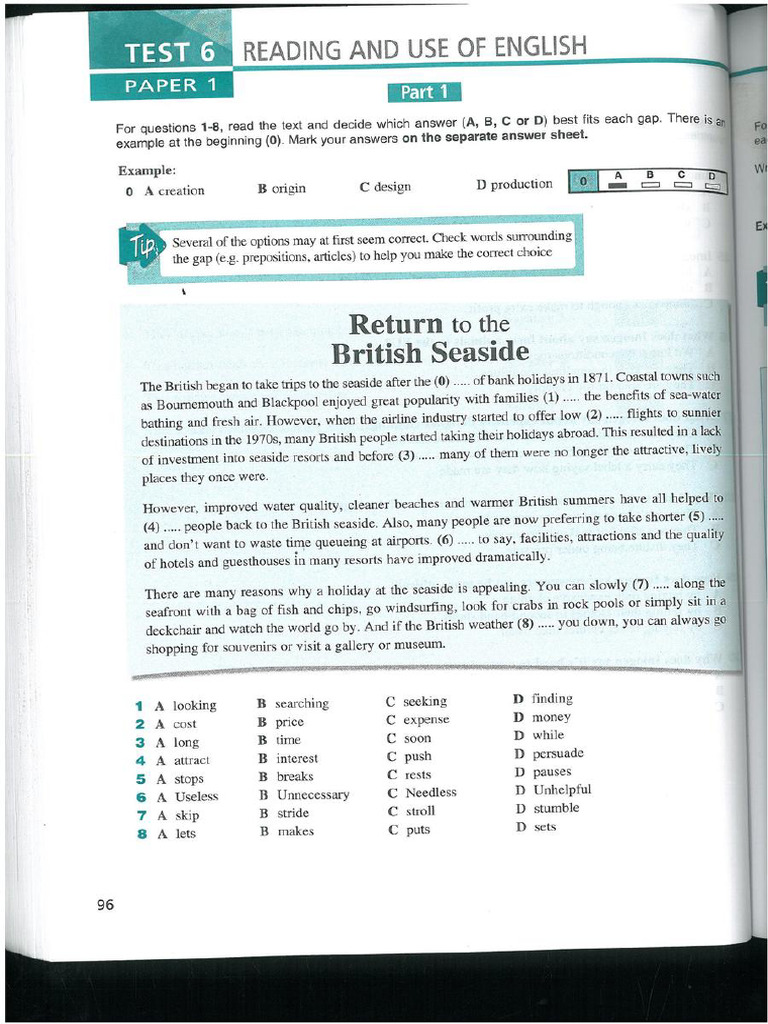 2014 fce-TEST 6 | PDF