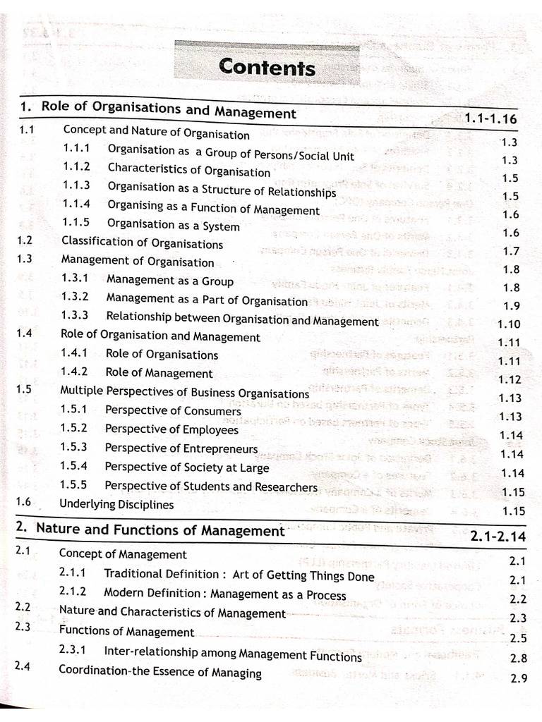 Business Organisation and Management (Chapter 1) | PDF