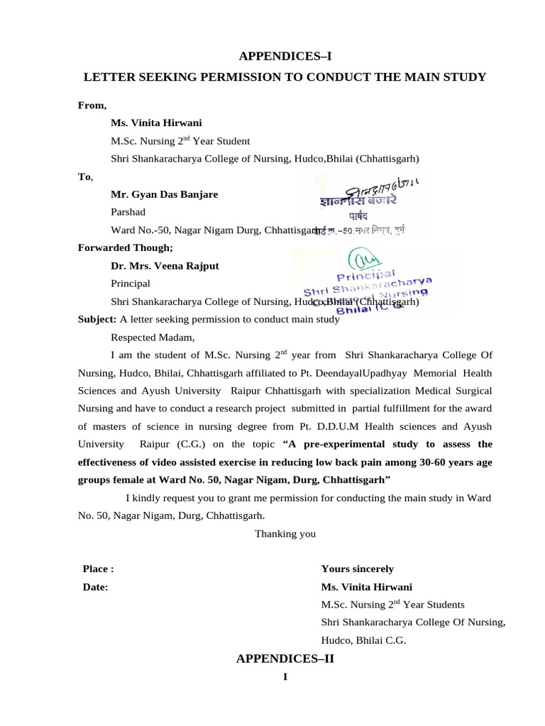 Final Appendices | PDF | Pain