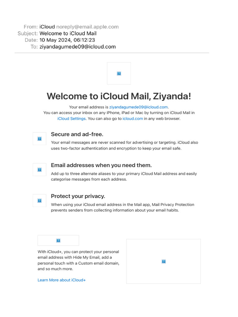Welcome to iCloud Mail Overview | PDF