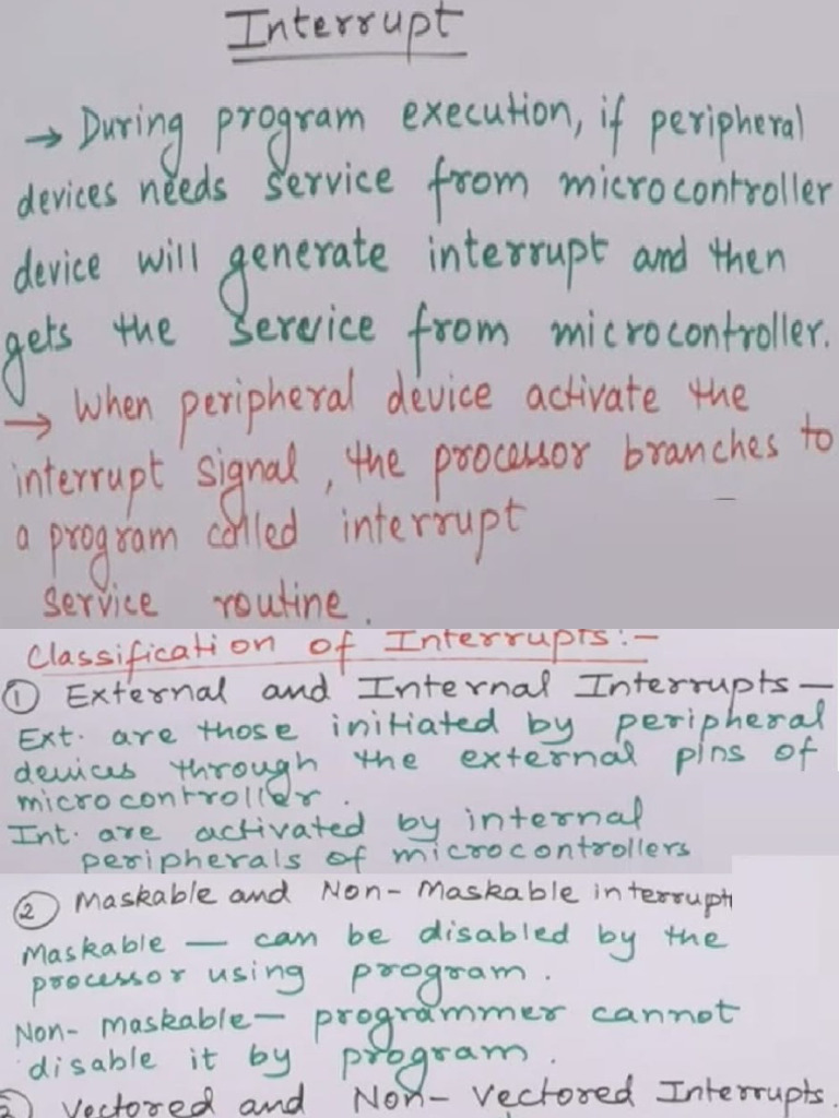 8051 Interrupts | PDF