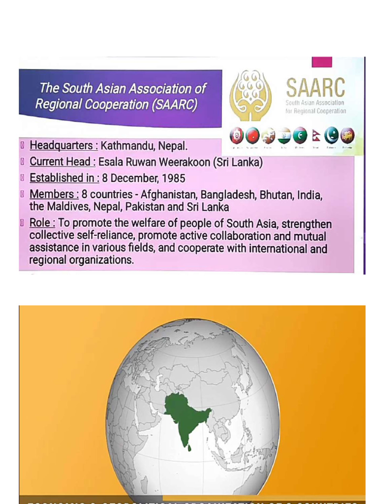 SAARC-1-1 | PDF | International Relations