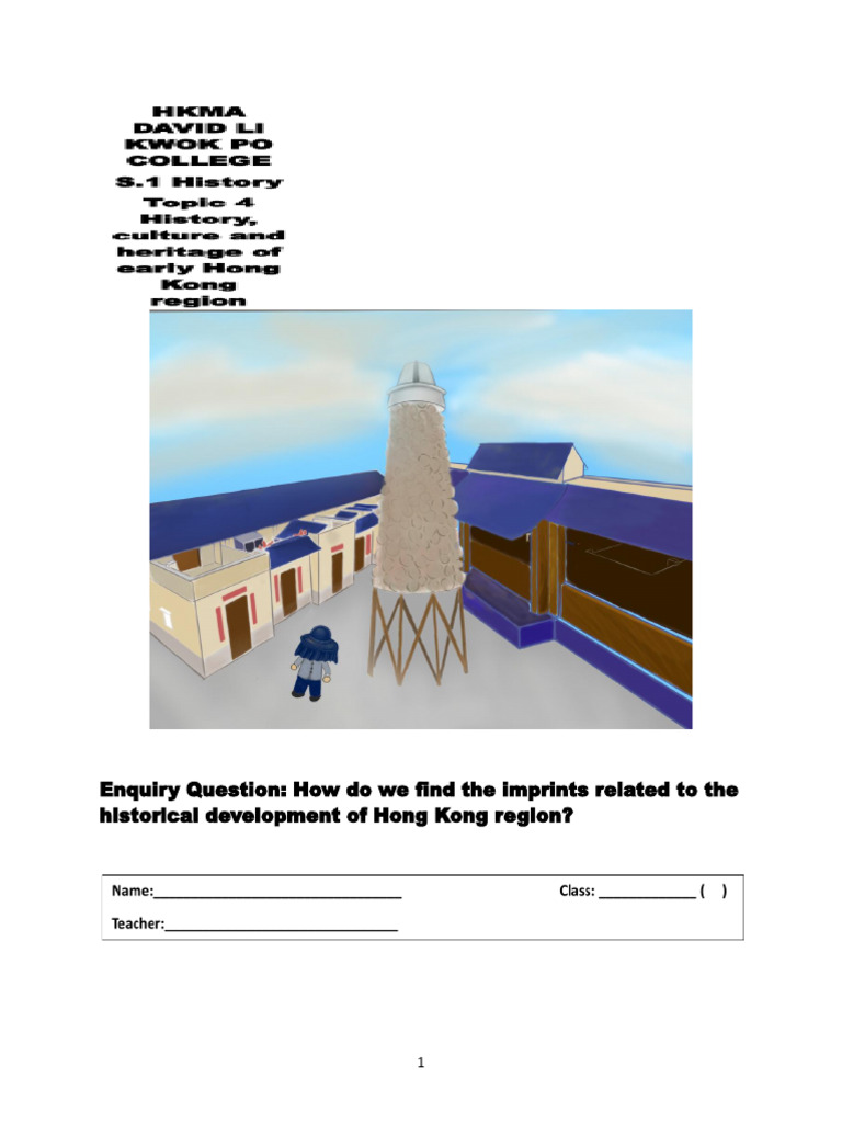 S1 HIST TOPIC 4 - For Ss 2 | PDF | China | World Politics