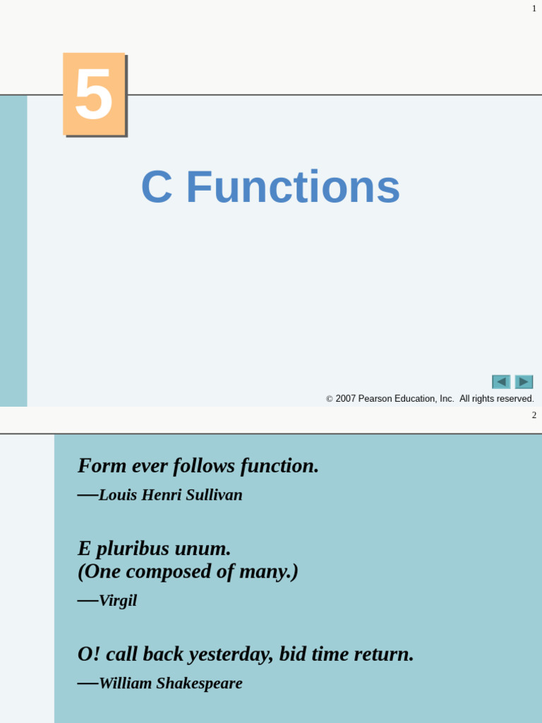 Lec4eeng112 C Functions Pdf Trigonometric Functions Parameter 4234