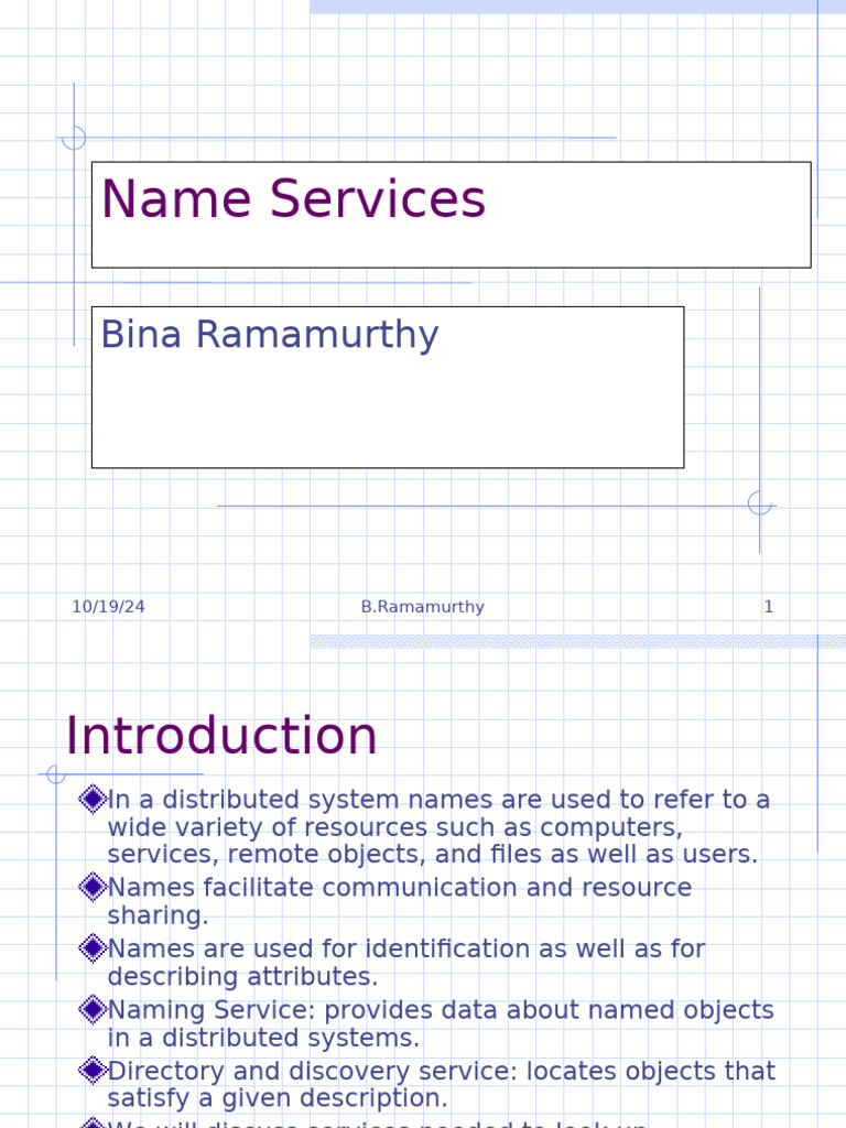 Naming in Ds | PDF | Domain Name System | Computer Architecture