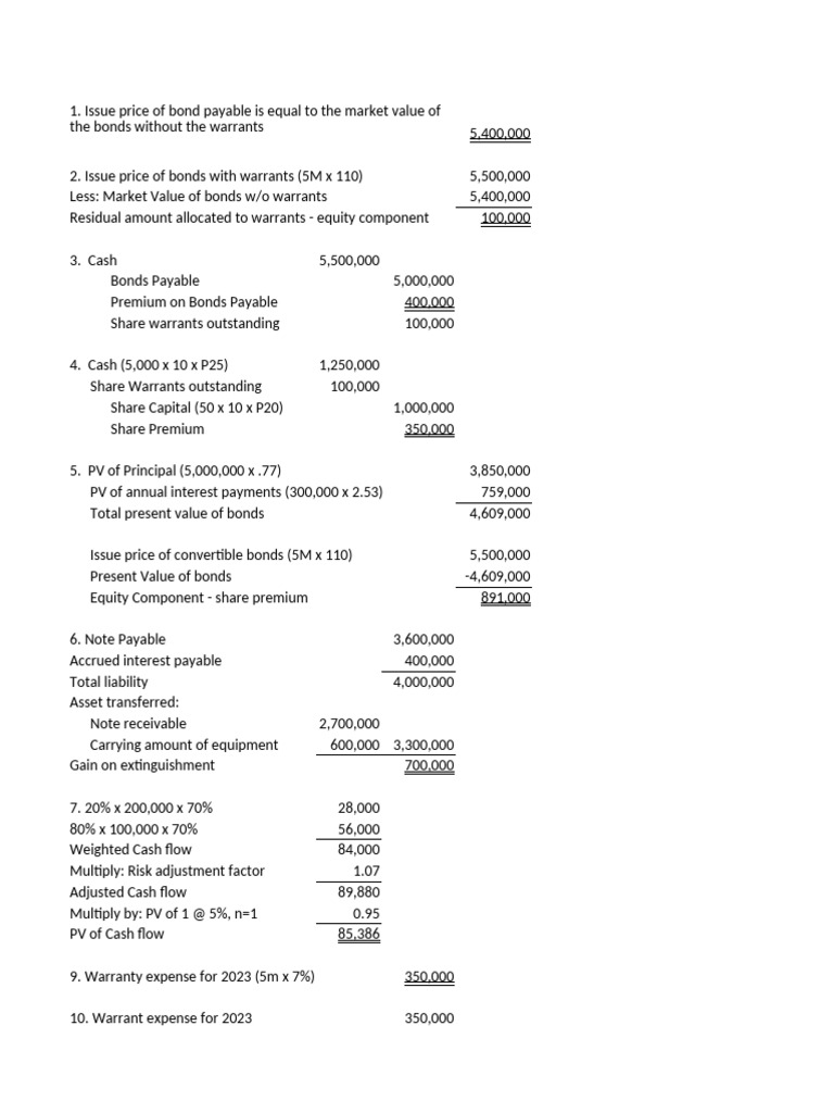 Practice Exam #2 Solutions | PDF | Bonds (Finance) | Present Value