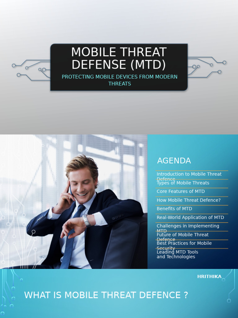 Mobile Threat Defense (MTD) PPT (Not Daily) | PDF | Security | Computer Security